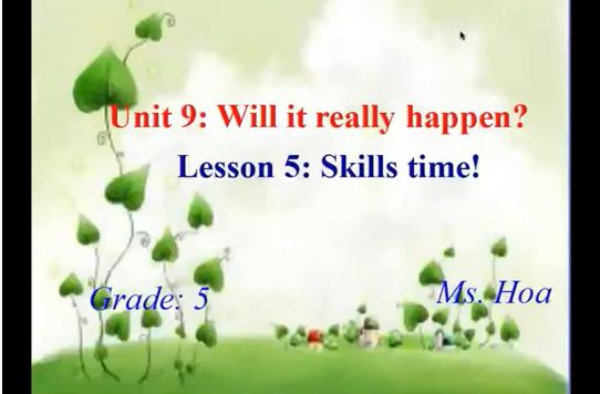 Week 25 - Unit 9 - Lesson 5